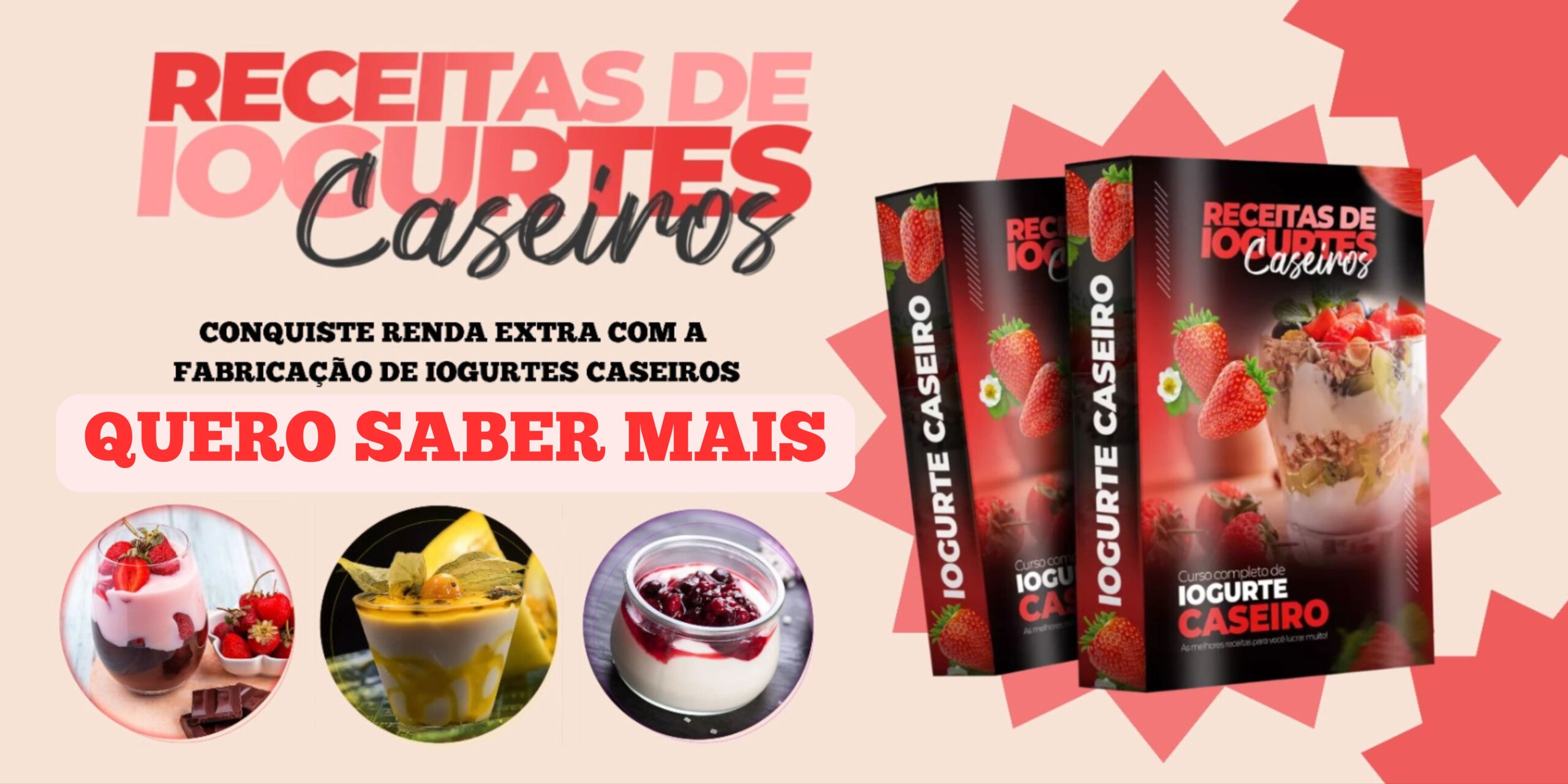 Receitas de Iogurte Grego Caseiro - Confeitaria em casa