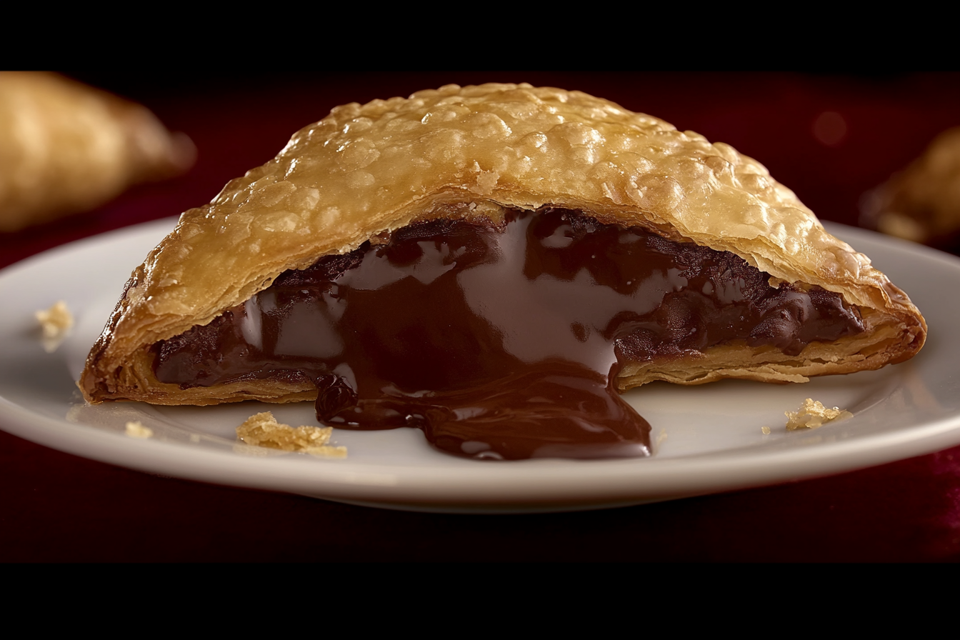 Pastel Doce de Chocolate - Confeitaria em casa